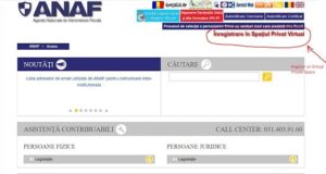 How to open an online tax account with ANAF